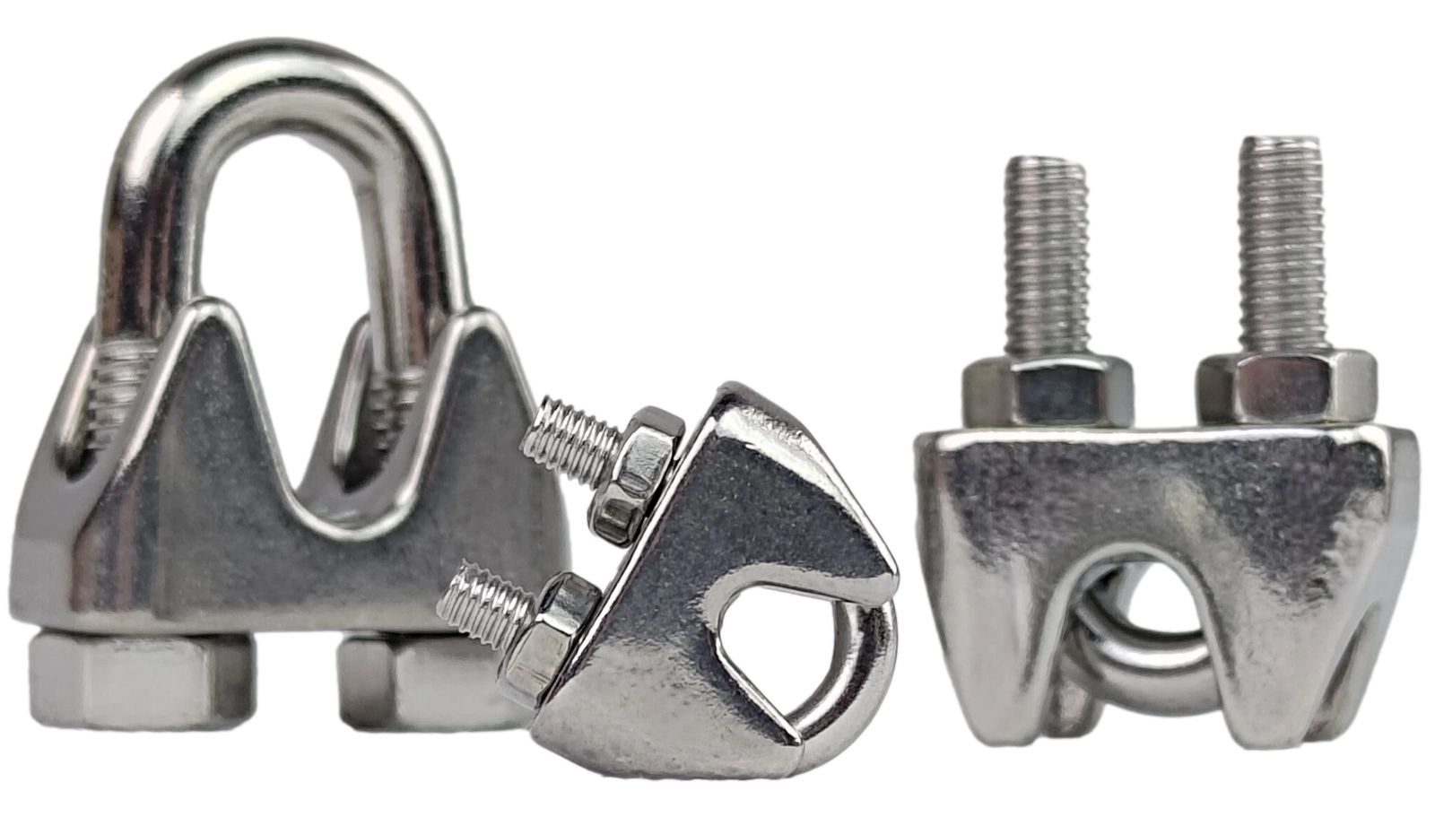 Wire rope clips 4mm, stainless steel 316 | A4 - e-italinox